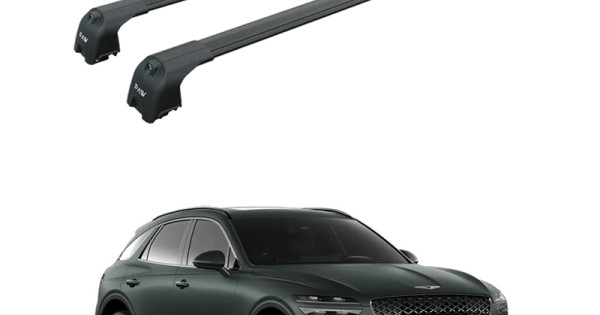 Багажник за Genesis GV70 (integrated railing) (2022-->) AERO BAR BLACK